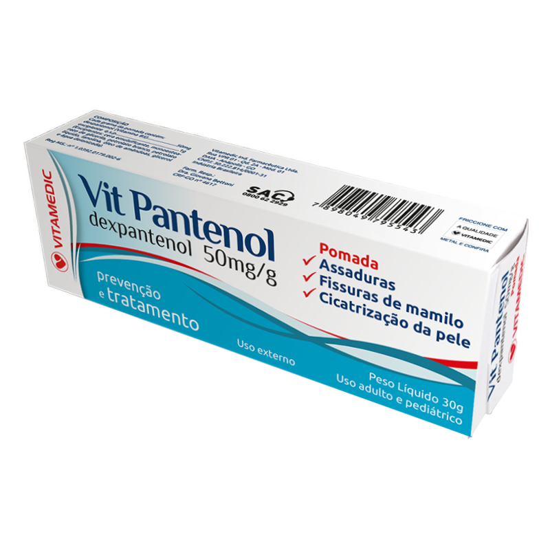 Vit Pantenol - VITAMEDIC INDÚSTRIA FARMACÊUTICA